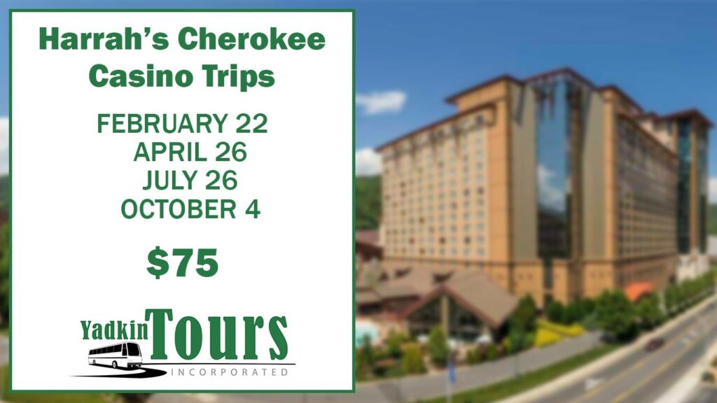 A day at Harrah’s Cherokee Casino - Escorted Motorcoach Tours for Over ...
